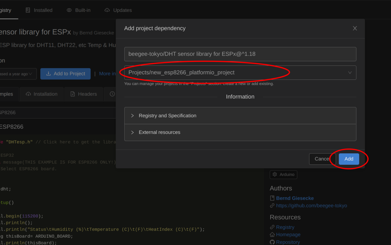 How To Create A Project For Nodemcu Esp8266 With Platformio Techrm 