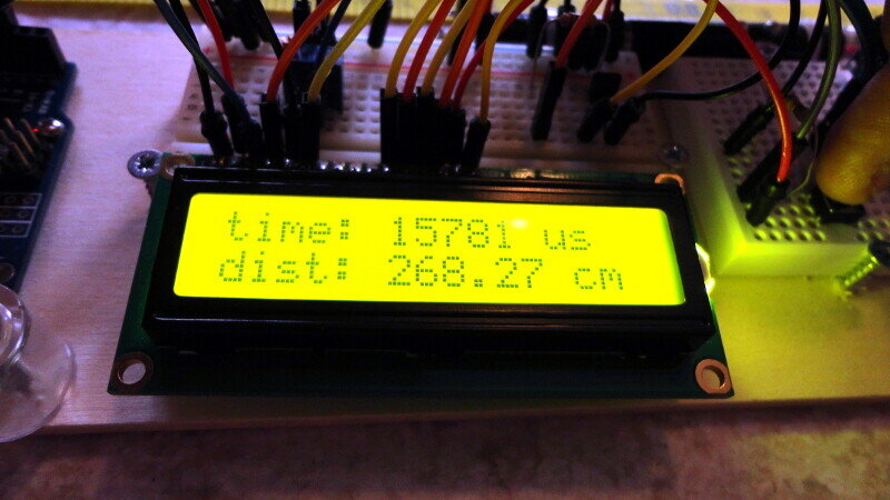 Distanziometro A Ultrasuoni Con Lcd Display Su Arduino Uno Techrm 4511