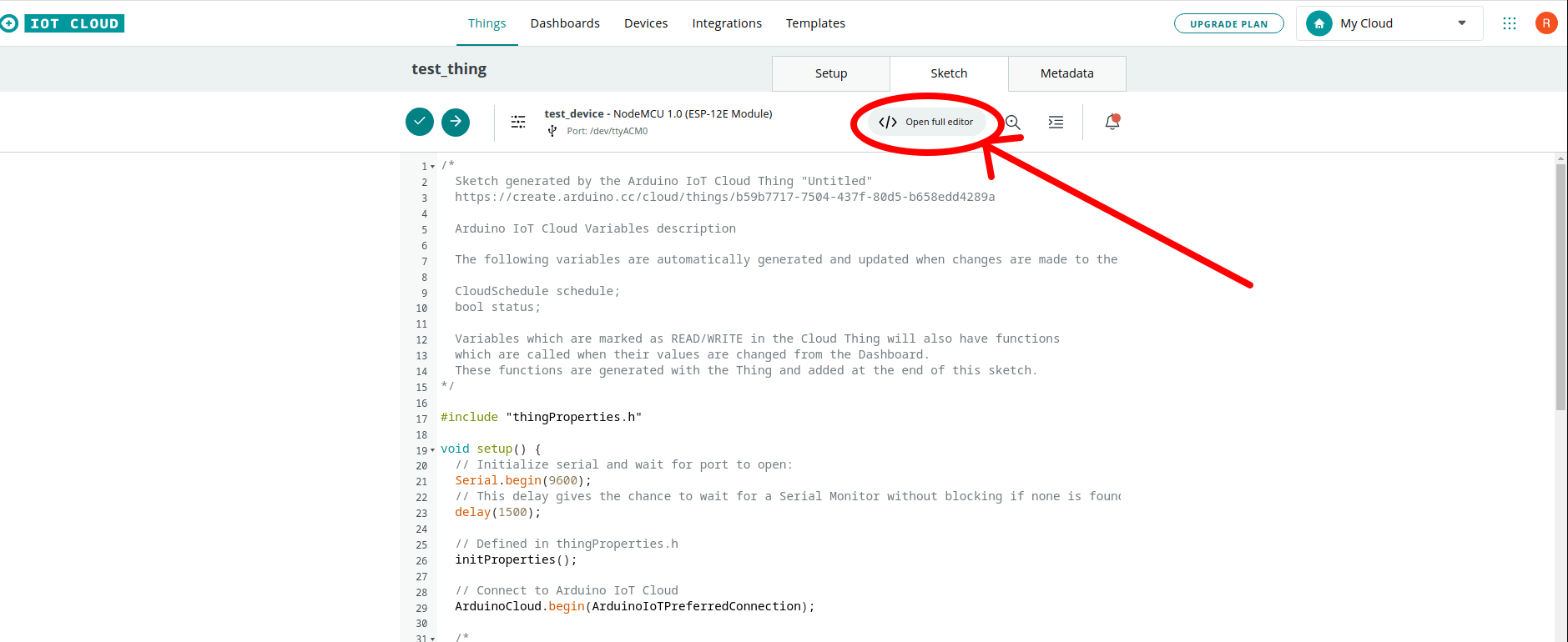 How To Use The Arduino Cloud Scheduler With An Esp8266 On Platformio Techrm